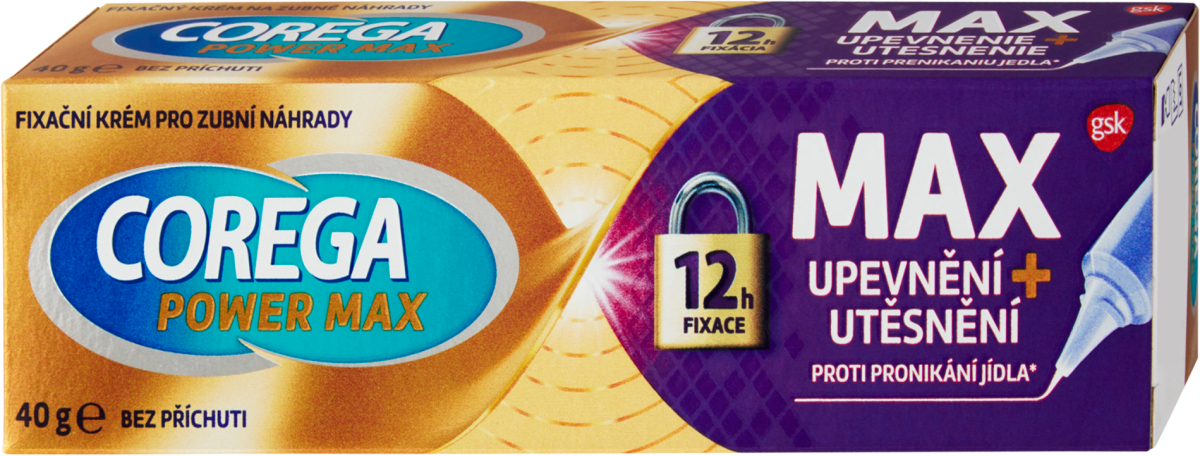 COREGA fixační krém Power Max, 40 g | dm.cz