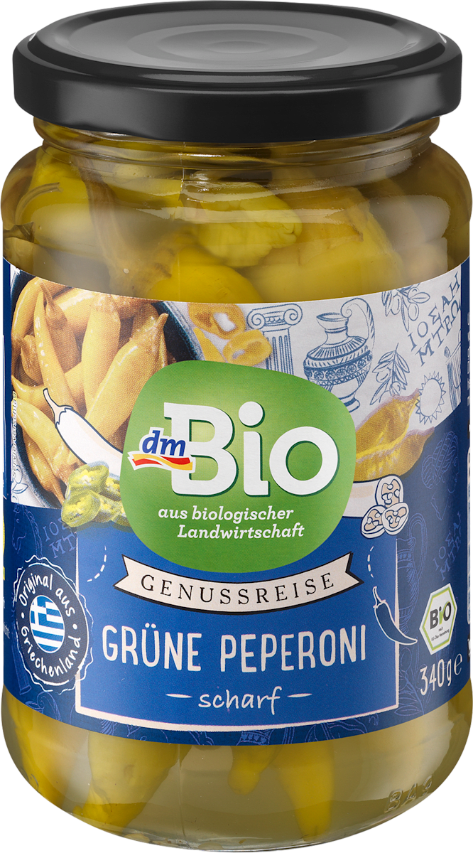 dmBio Zelene ljute feferone u slanom rastvoru, 170 g povoljna online ... dmBio Zelene ljute feferone u slanom rastvoru, 170 g povoljna online ...