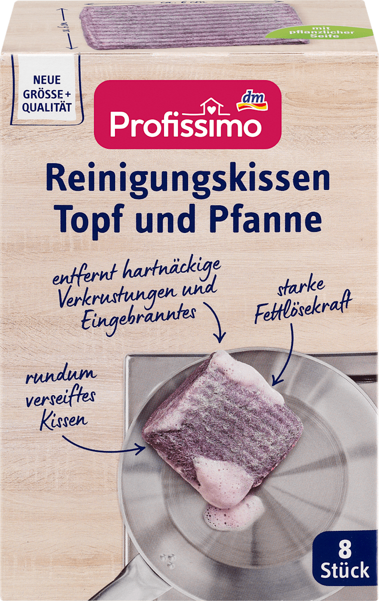 Profissimo Reinigungskissen Topf und Pfanne, 8 St dauerhaft günstig ...