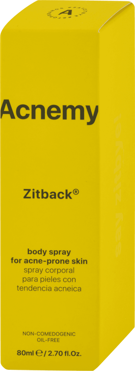 Acnemy Telový sprej na akné Zitback, 80 ml nakupujte vždy výhodne ...