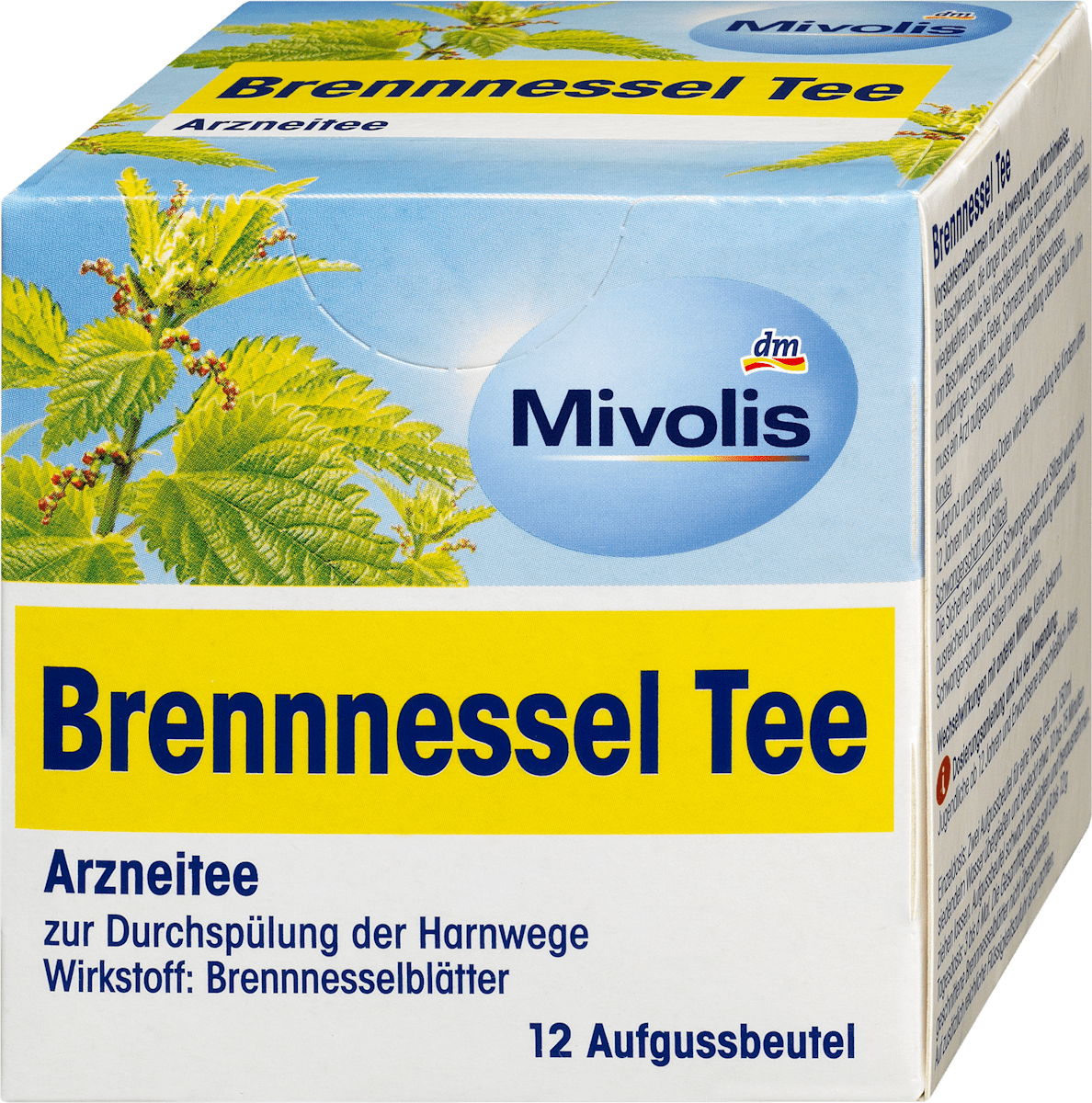 Mivolis Arzneitee, Brennnessel Tee (12 Beutel), 21,6 g dauerhaft ...