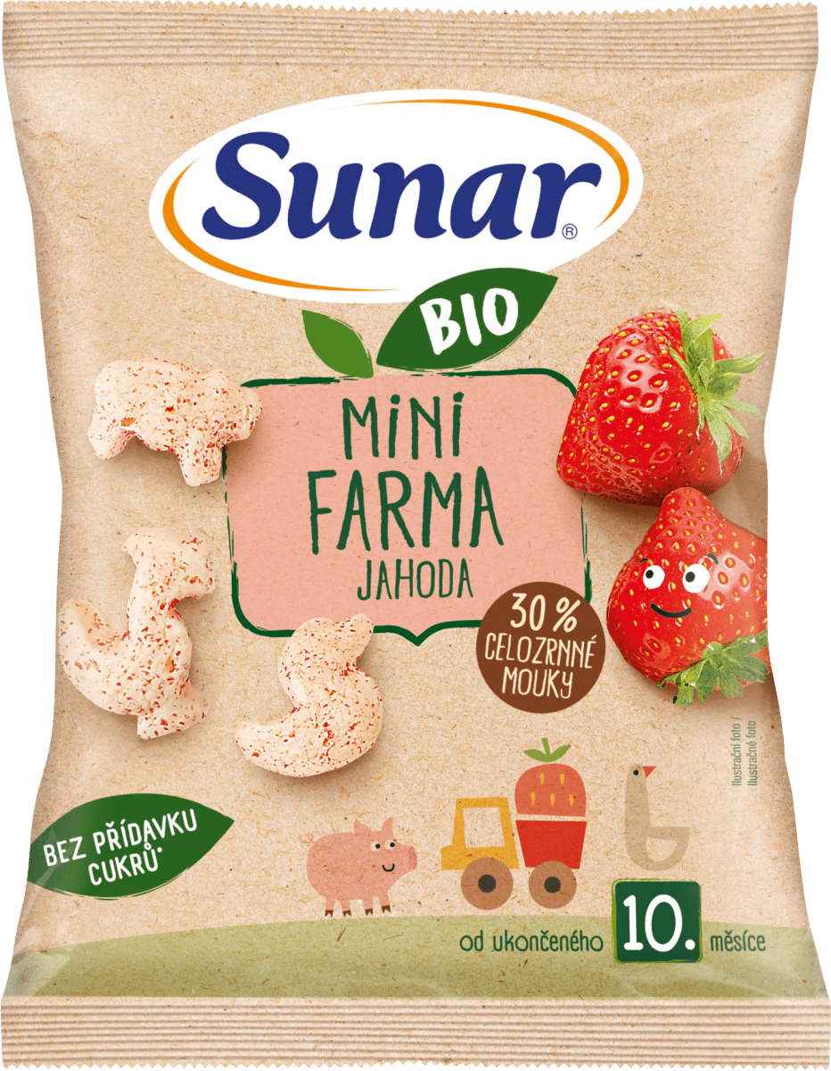 Sunar Bio chrumky mini farma jahoda, 18 g nakupujte vždy výhodne online ...