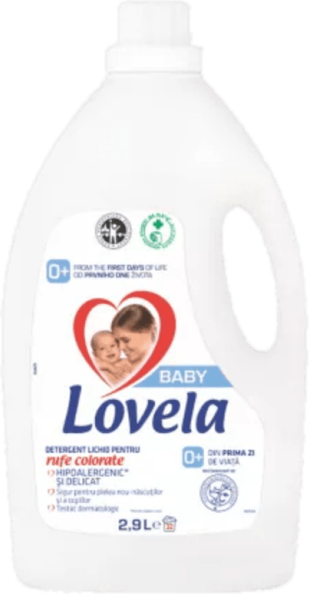 Lovela Detergent pentru rufe colorate baby 32 de spălări, 2,9 l cumpără ...