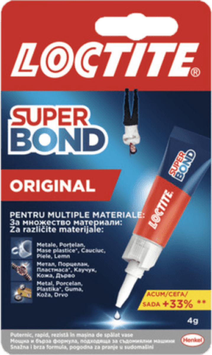 Loctite Adeziv instant Super Bond Original, 4 g cumpără permanent ...