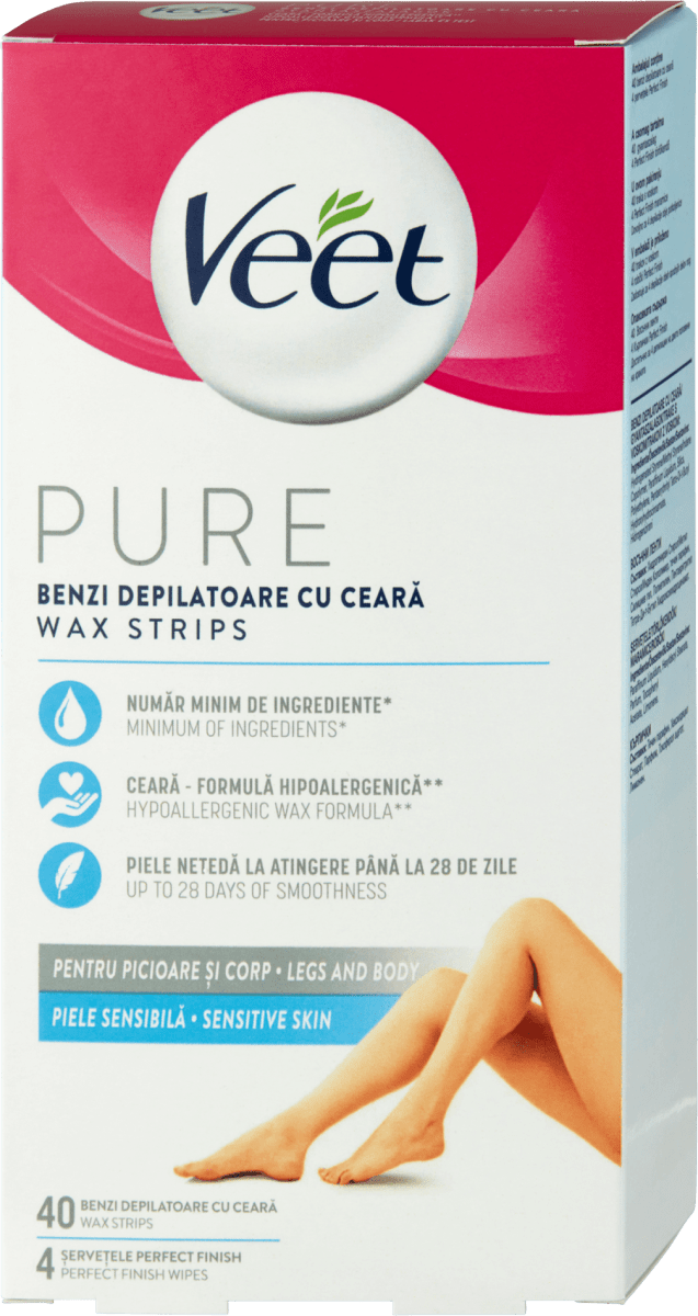 Veet Pure trakice za depilaciju, 40 kom. kupujte online po uvijek ...