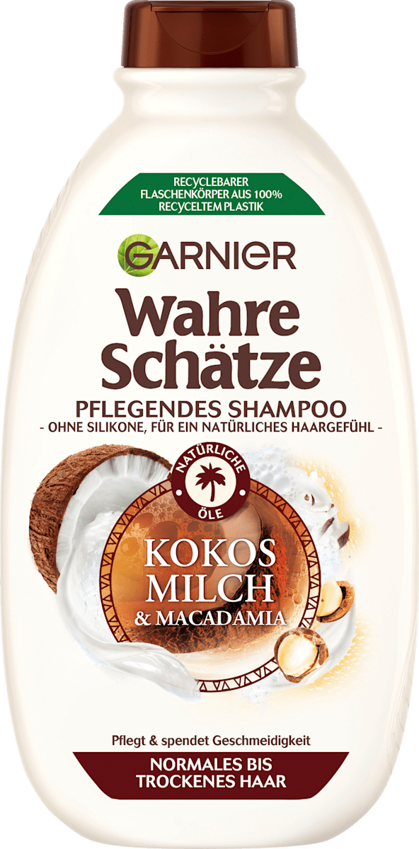 Wahre Schätze Shampoo Kokosmilch & Macadamia, 400 ml dauerhaft günstig ...
