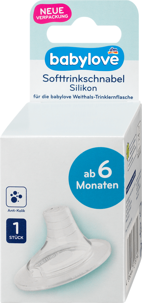 babylove Silikonska cucla za flašicu, od 6. meseca, 1 kom povoljna ...