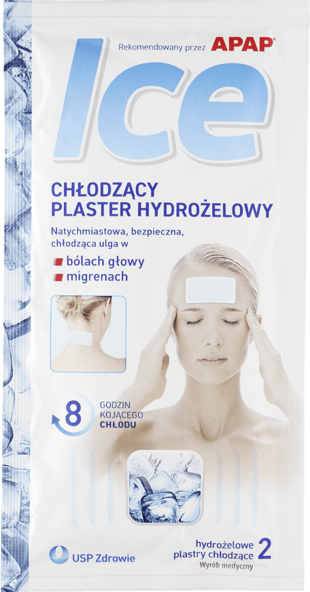 USP ZDROWIE Plaster chłodzący APAP ICE, 2 szt. kupuj online, zawsze w ...