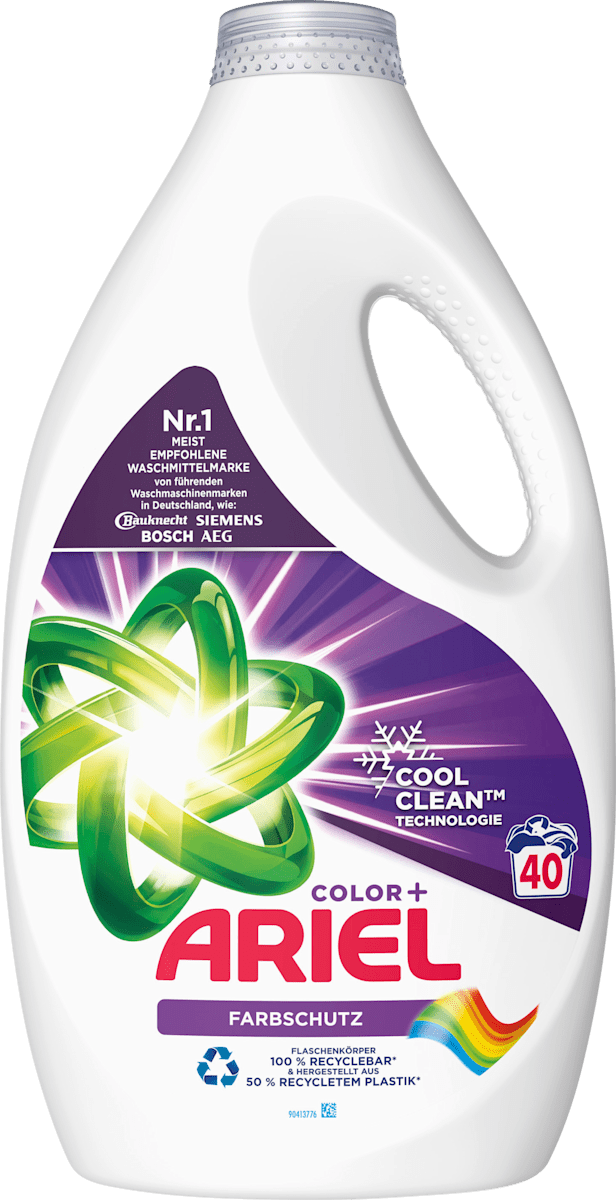ARIEL Flüssigwaschmittel Color+ Cool Clean, 40 Wl | dm.at