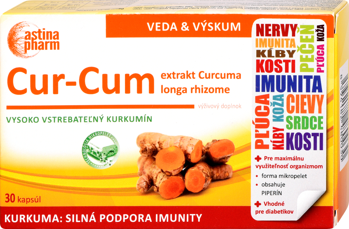 astina pharm kapsle Cur-Cum, 30 ks | dm.cz