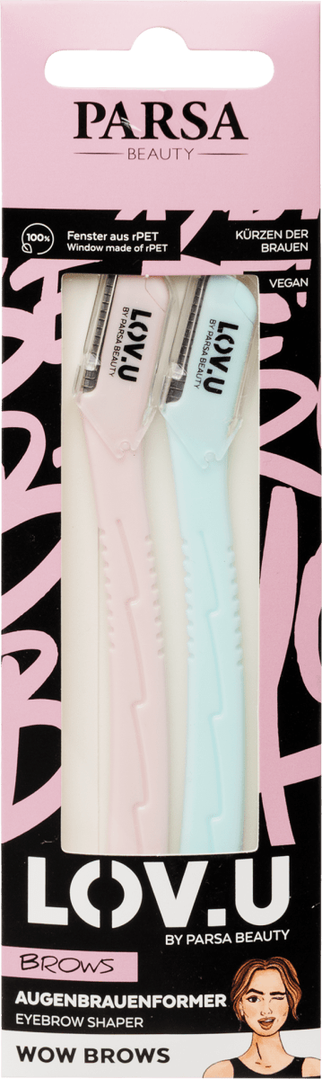 PARSA BEAUTY LOV.U szemöldök- és arcborotva, 1 db | dm.hu