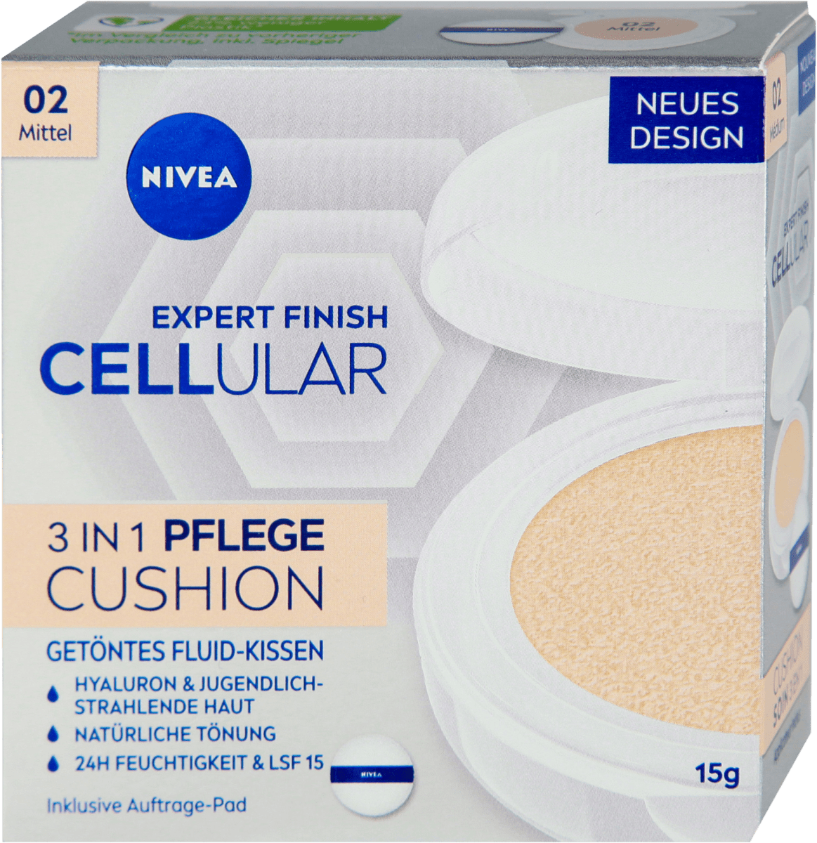 NIVEA Hyaluron Cellular Filler 3u1 negujući jastučić 3u1 – 02 medium ...