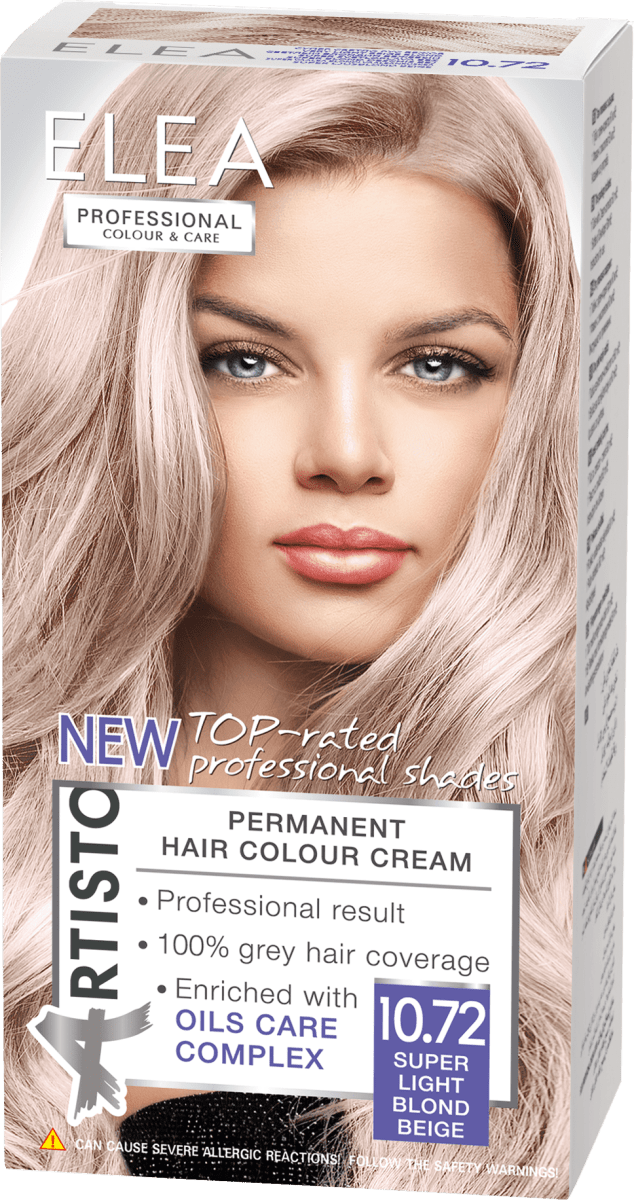 ELEA Боя за коса Nr. 10.72 Супер светло рус, 1 бр. Пазарувай трайно ...