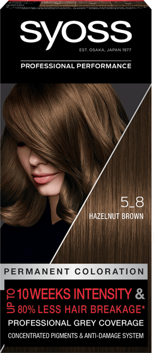 syoss Боя за коса - Nr. 5_8 Лешниково кафяв, 1 бр. Пазарувай трайно изгодно онлайн