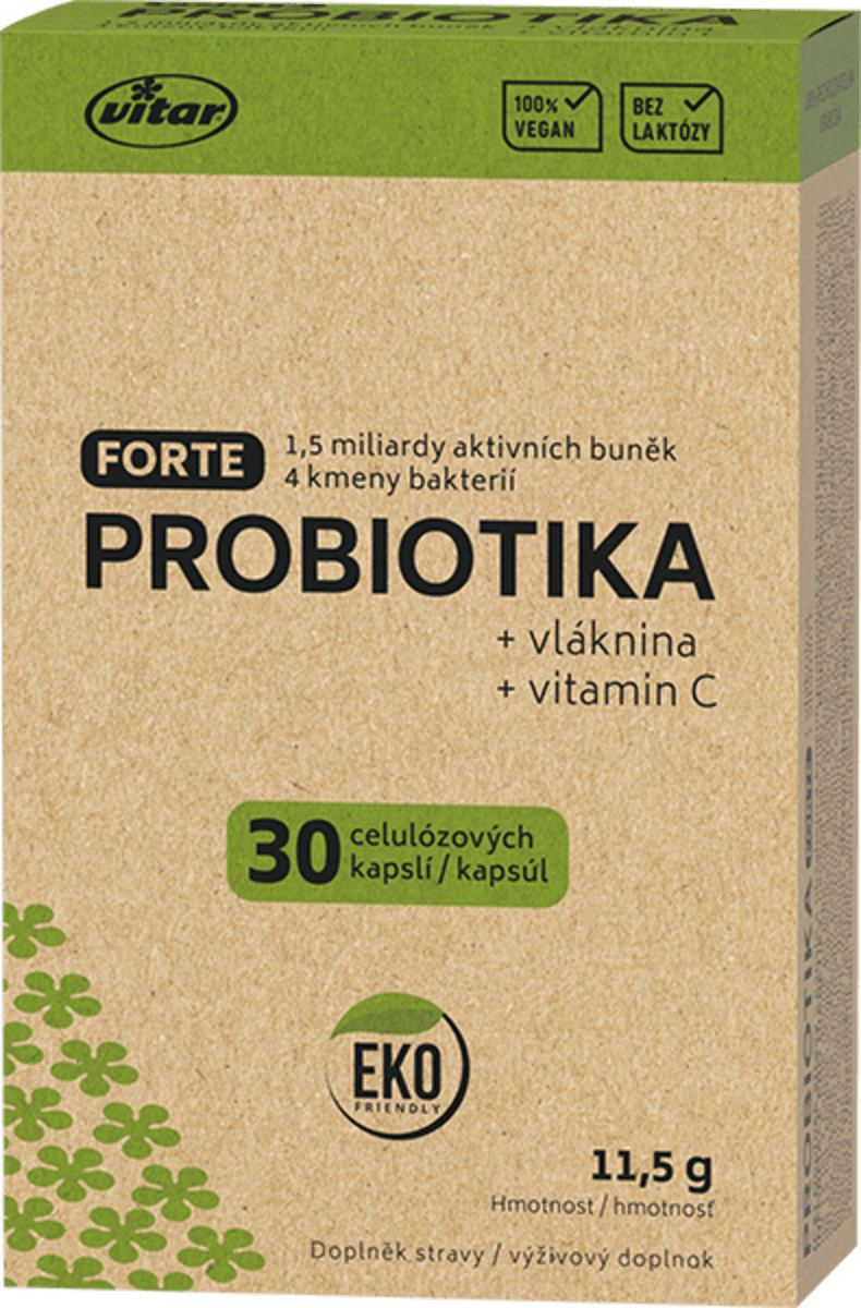 vitar kapsle probiotika Forte, 30 ks | dm.cz