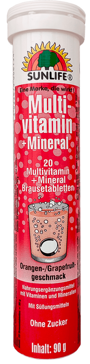Sunlife Šumeće tablete, Multivitamini + Minerali, 20 kom povoljna ...