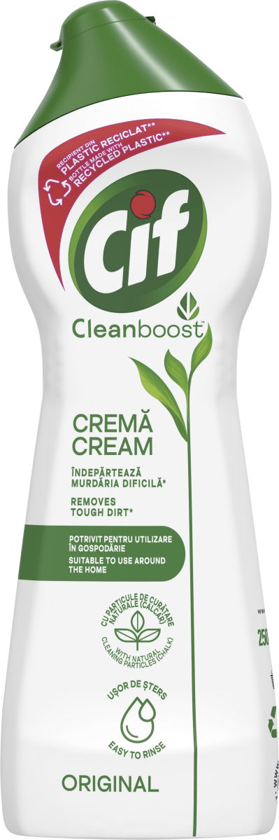 Cif Универсален почистващ крем с микрокристали, 250 ml Пазарувай трайно ...
