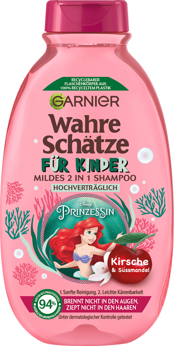 GARNIER 2in1 Mildes Shampoo für Kinder Kirsche & Süßmandel, 250 ml | dm.at