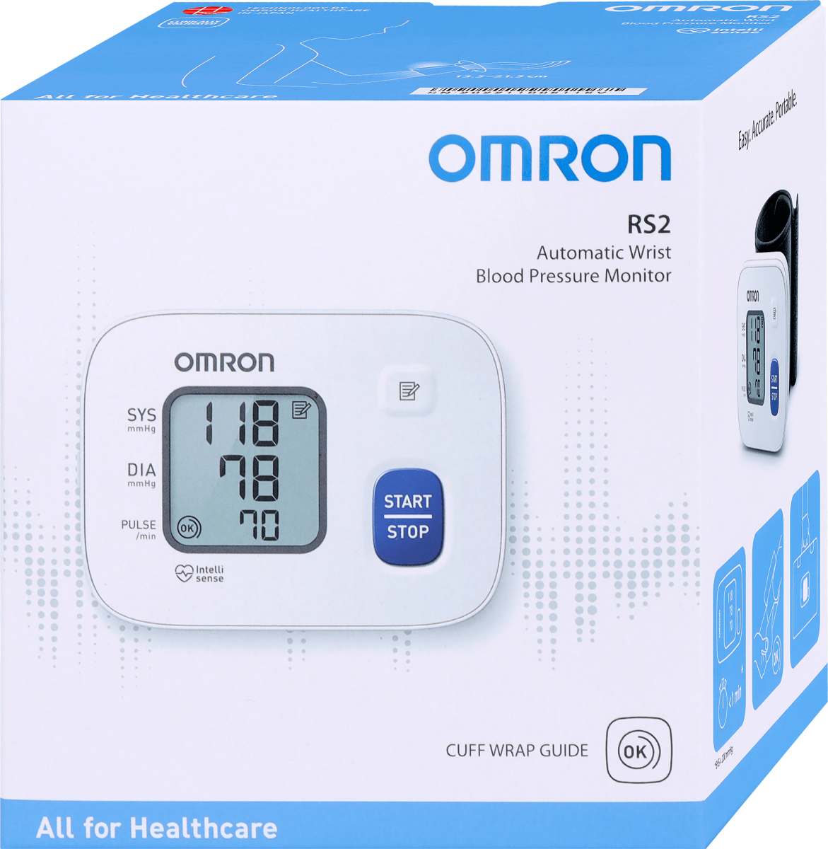 OMRON RS2 digitalni tlakomjer za zapešće, 1 kom. | dm.hr