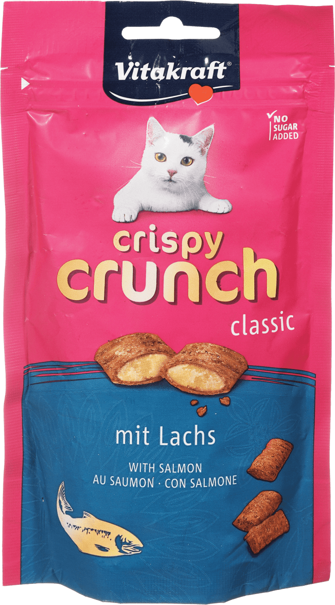 Vitakraft Dopolnilna hrana za mačke Crispy Crunch Classic, 60 g | dm.si
