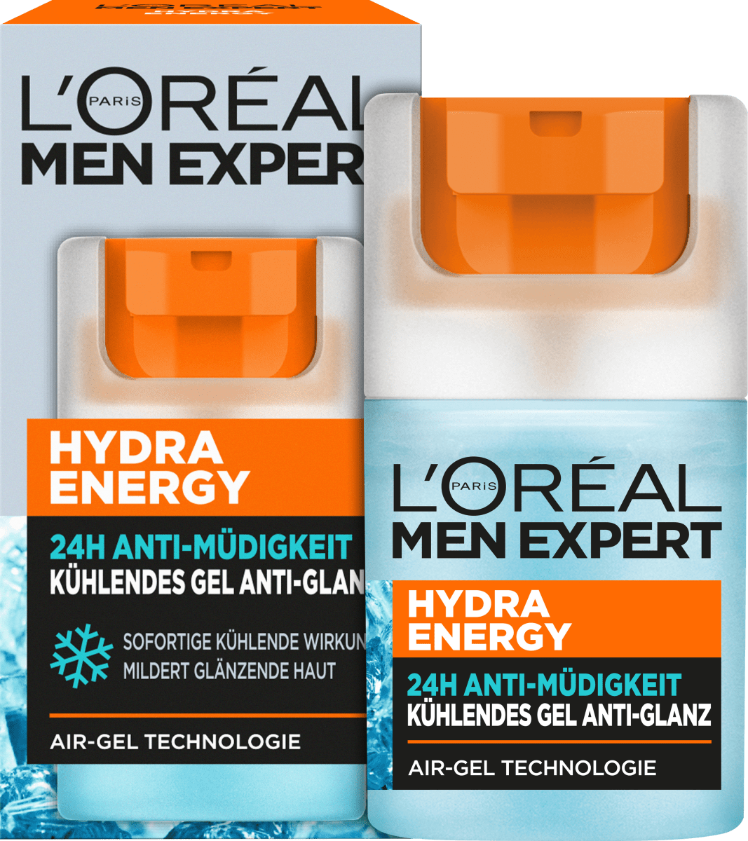L OR AL PARIS MEN EXPERT Gesichtsgel Hydra Energy Anti Glanz 50 Ml