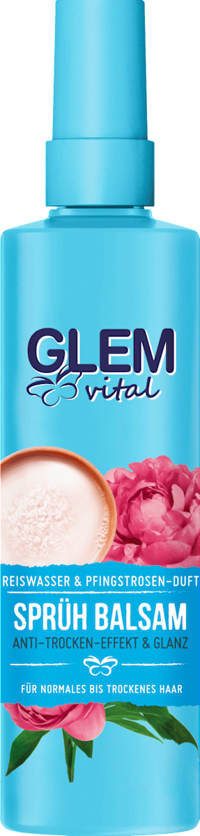 Schwarzkopf GLEM vital Sprühbalsam Anti-Trocken-Effekt & Glanz, 200 ml ...