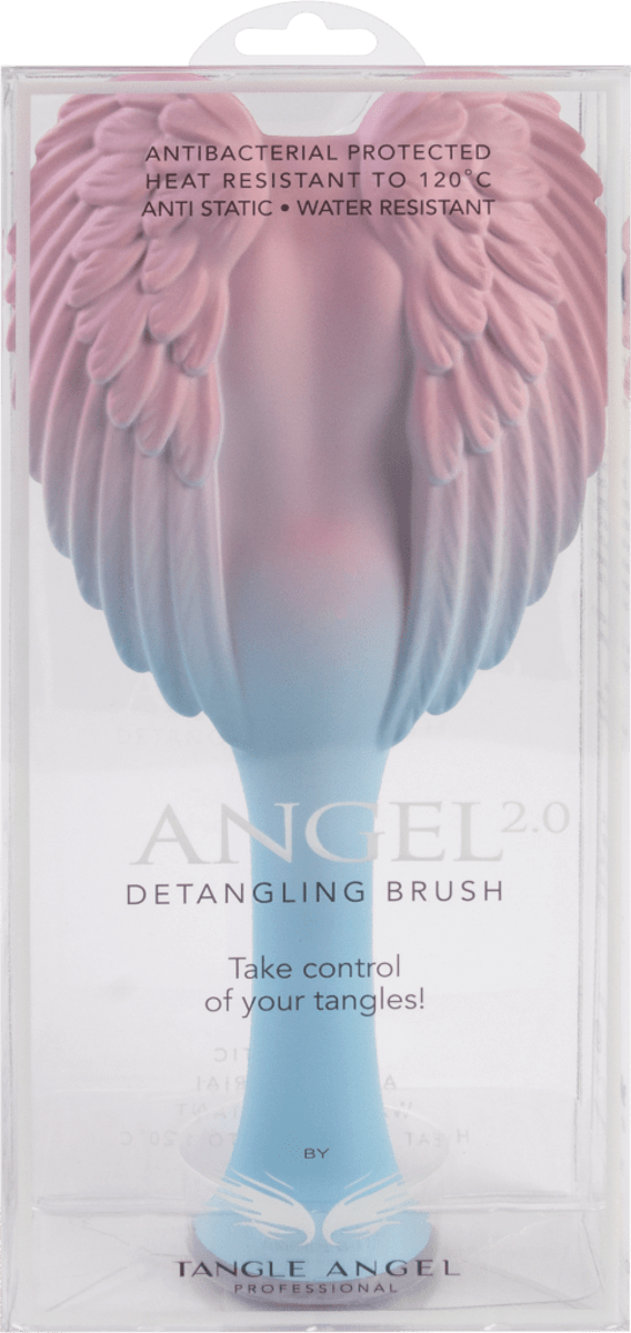 TANGLE ANGEL kartáč na vlasy 2.0 Ombre Rose Pink Serenity Blue, 1 ks | dm.cz