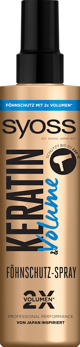 Syoss Keratin & Volume Föhnschutz-Spray, 200 ml | dm.at