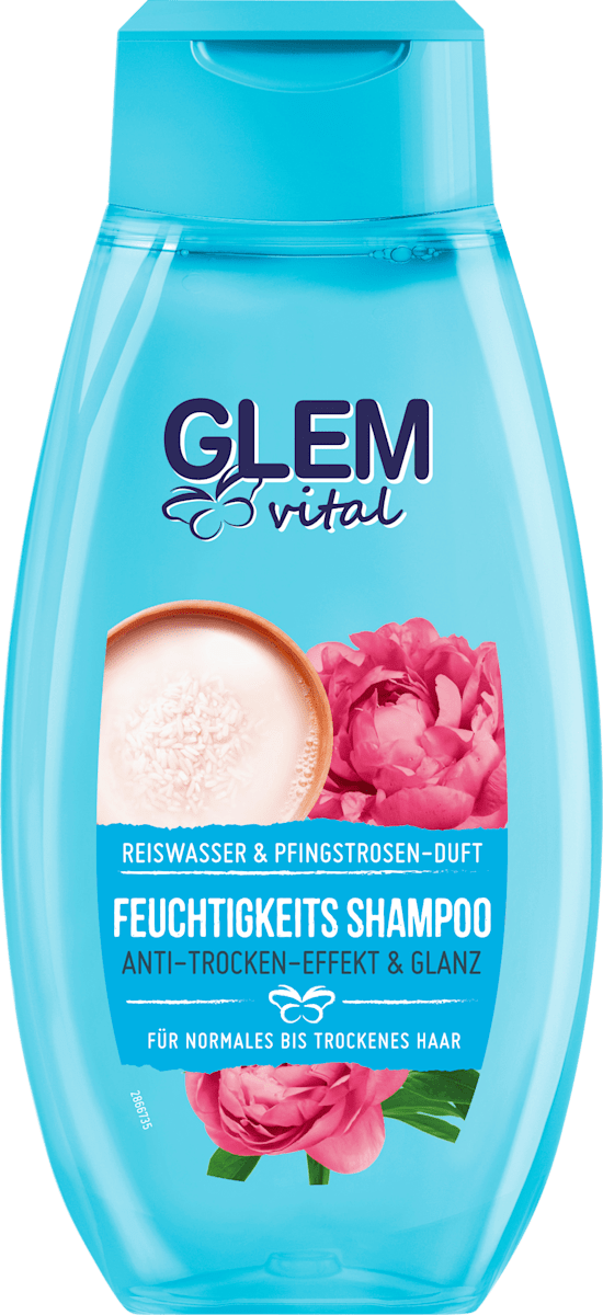 Schwarzkopf GLEM vital Feuchtigkeitsshampoo Anti-Trocken-Effekt & Glanz ...