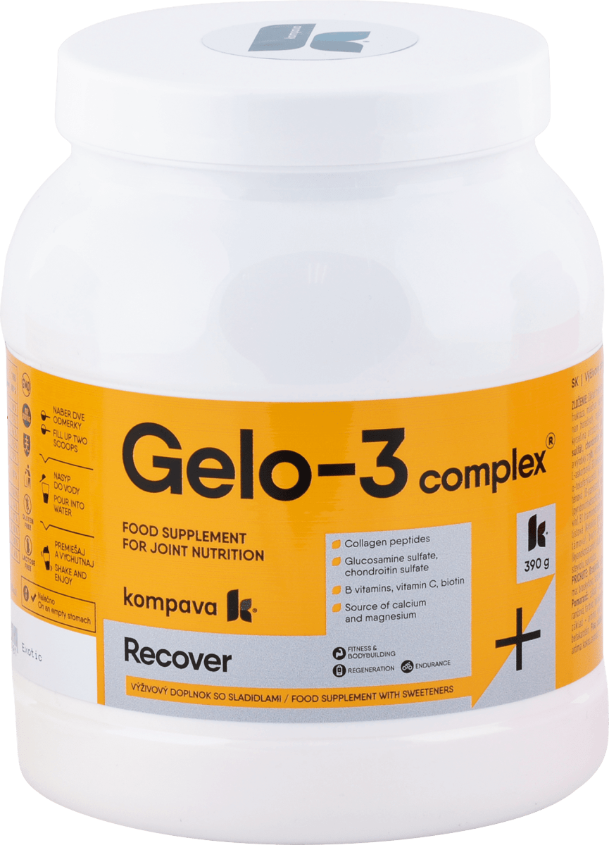 Kompava Kĺbová výživa Gelo-3 complex Recover, 390 g nakupujte vždy výhodne online | mojadm.sk