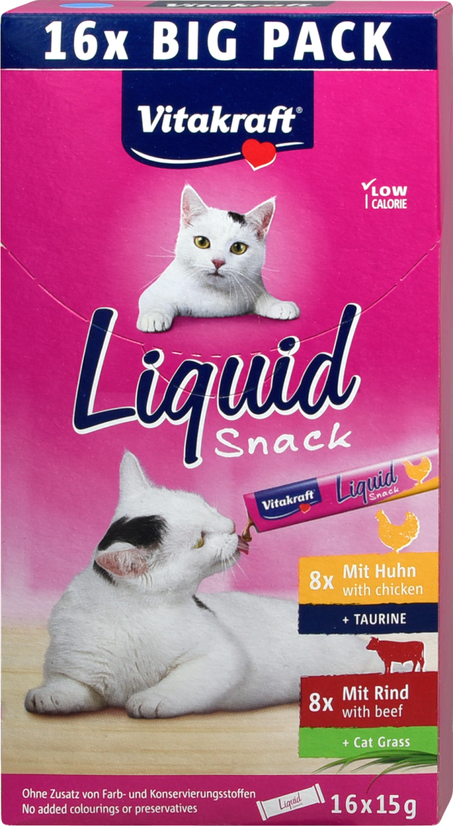 Vitakraft Liquid Snack mit Huhn und Rind, 240 g | dm.at