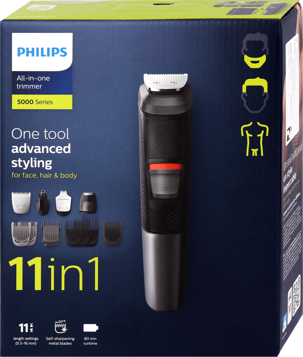 PHILIPS Тример за тяло MG5730 11в1, 1 бр. Пазарувай трайно изгодно онлайн