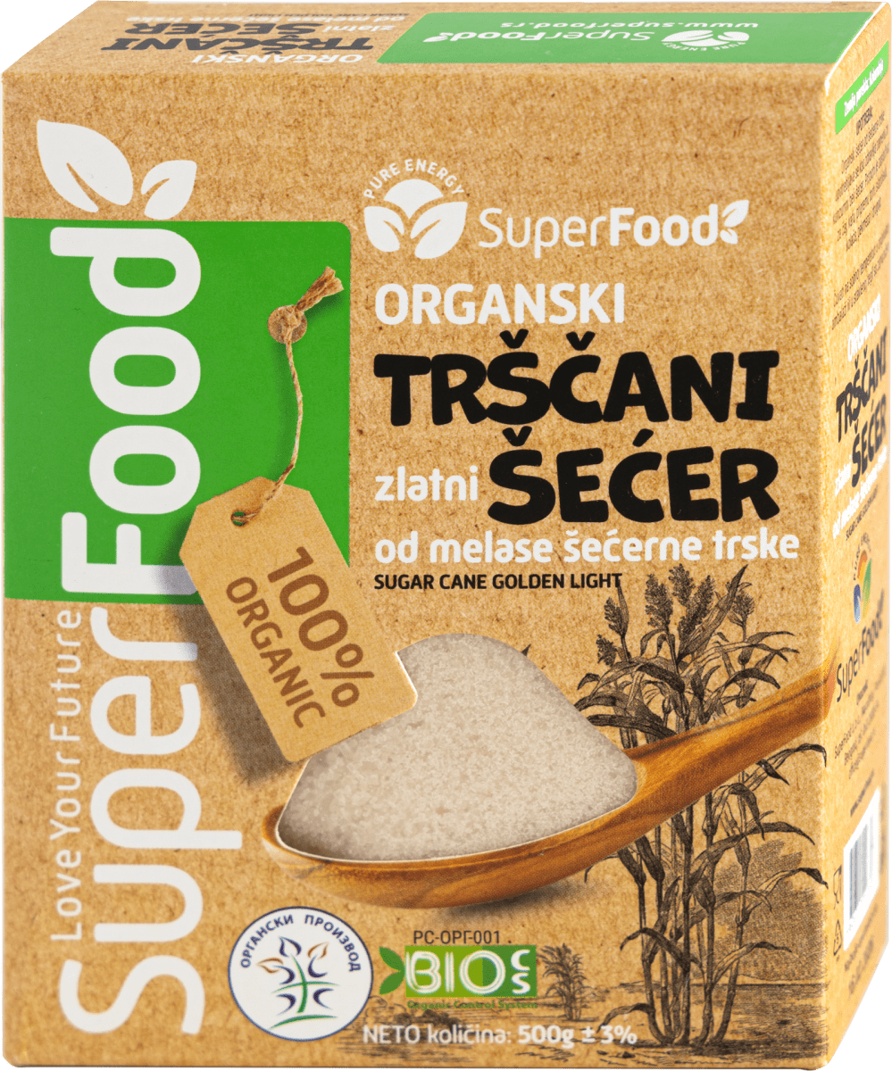 SUPERFOOD TRŠČANI ŠEĆER, 500 g povoljna online kupovina | dm.rs