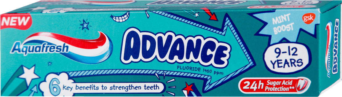 Aquafresh ADVANCE - dečija pasta, 75 ml povoljna online kupovina | dm.rs