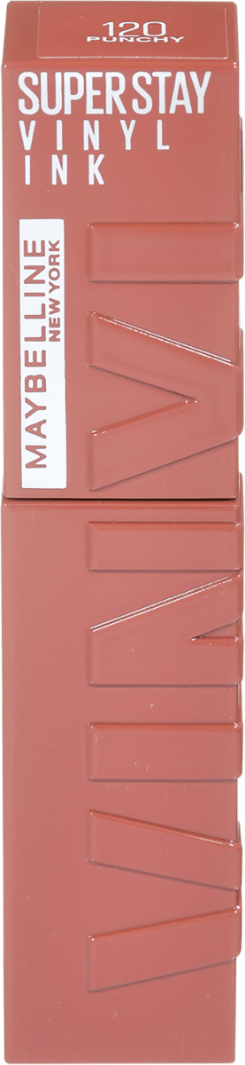 MAYBELLINE NEW YORK Tekoča šminka Superstay Vinyl Ink 120 Punchy, 4,2 ...