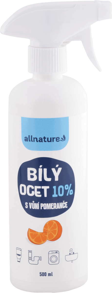 Allnature Biely ocot 10% v spreji s vôňou pomaranča, 500 ml nakupujte ...