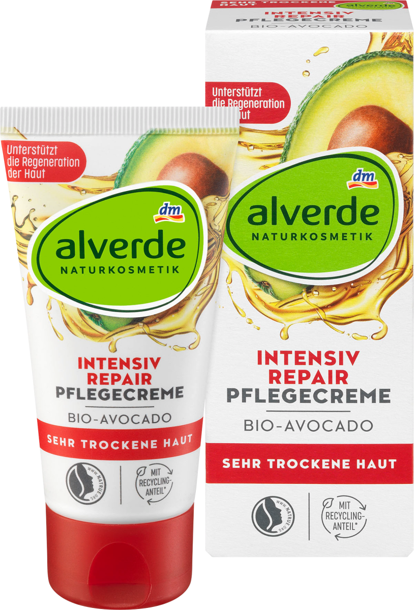 alverde NATURKOSMETIK Gesichtscreme Intensiv Repair, 50 ml dauerhaft günstig online kaufen | dm.de