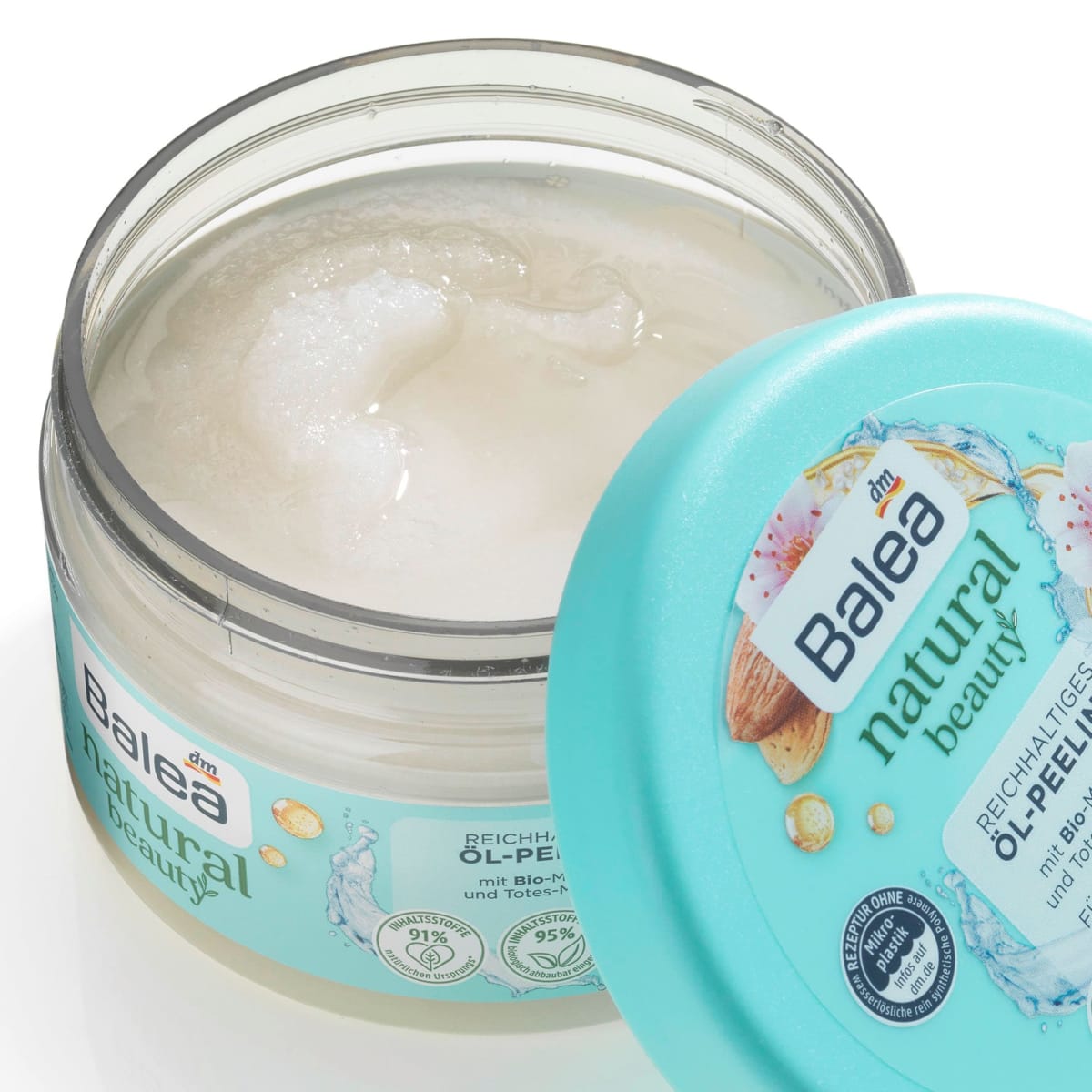 Balea Peeling z olejem migdałowym Natural Beauty, 300 g kupuj online ...