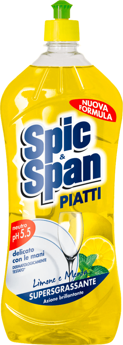 Spic & Span Detergente piatti a limone e menta, 1 l Acquisti online ...
