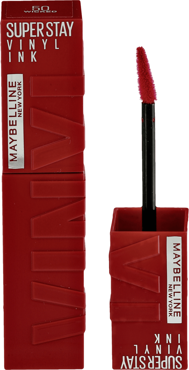 Maybelline New York Pomadka do ust Super Stay Vinyl Ink WICKED 50, 4,2 ...