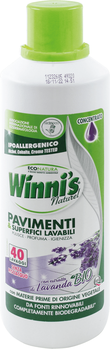 Winni´s Naturel Detersivo pavimenti alla lavanda, 1 l Acquisti online ...