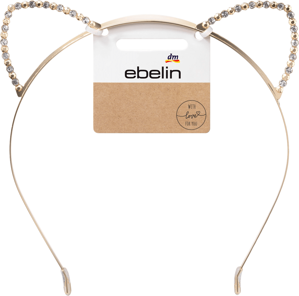 ebelin Haarreif Katzenohren mit Strass, 1 St dauerhaft günstig online kaufen | dm.de
