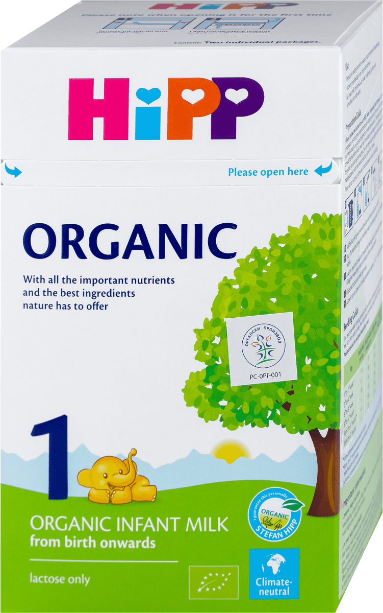 HIPP ORGANIC 1 početno mleko za odojčad, od rođenja, 800 g povoljna online kupovina | dm.rs