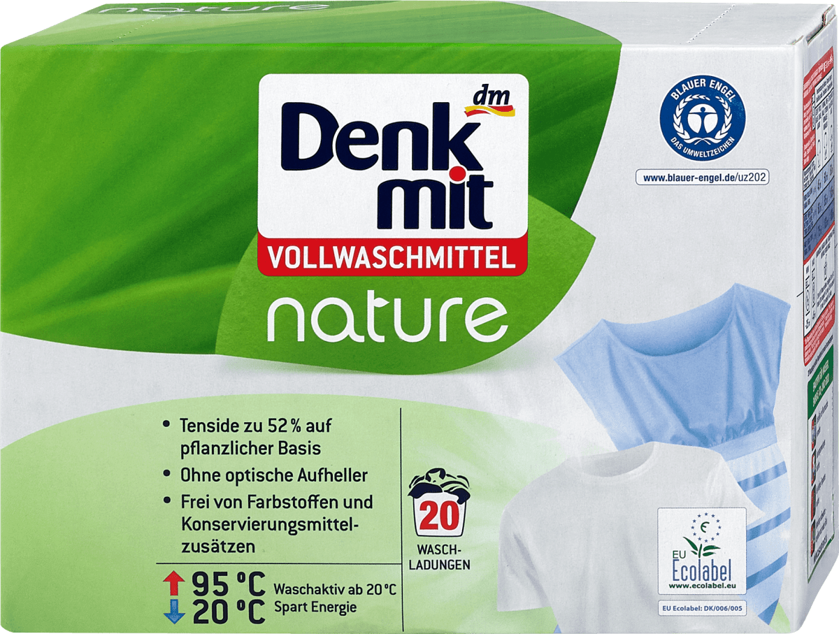 Denkmit Препарат за пране nature, 1,35 kg Пазарувай трайно изгодно онлайн