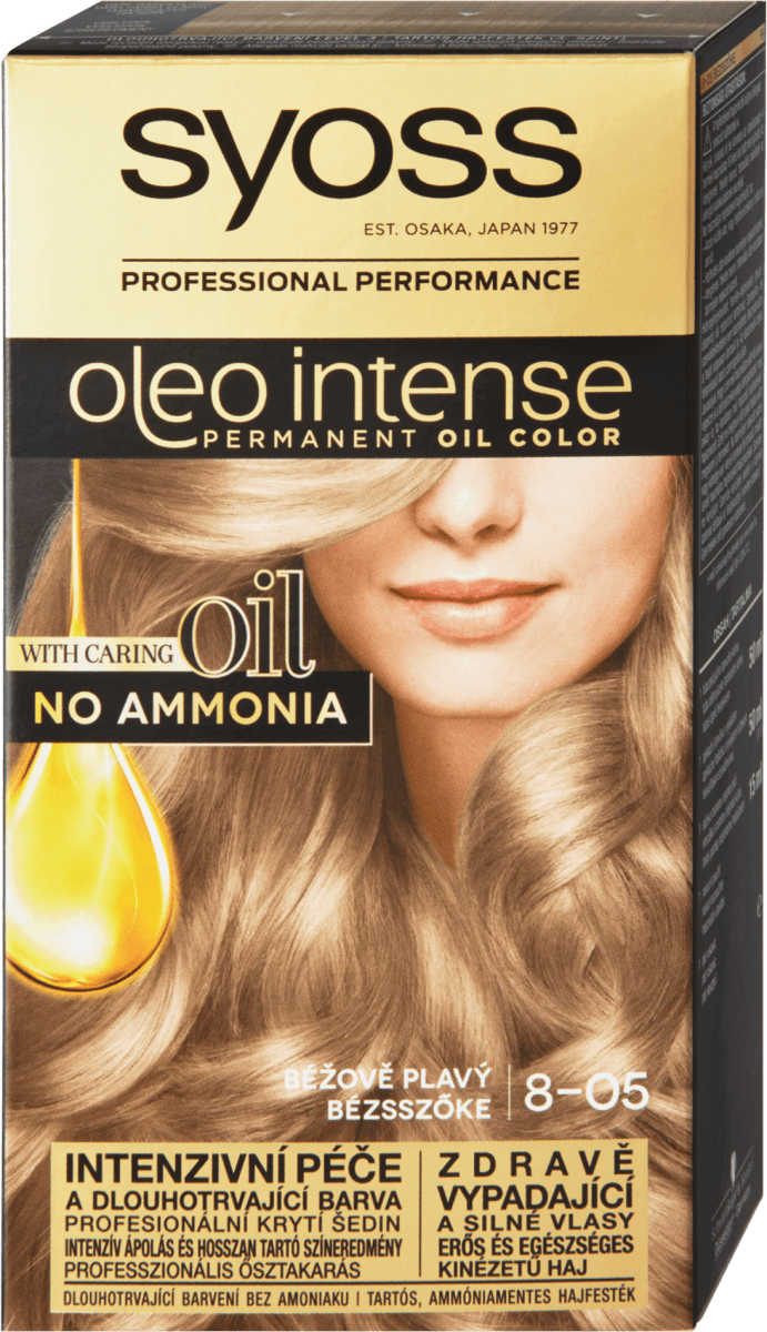 Syoss Oleo Intense Boja za kosu - 8-05 Beige Blond, 1 kom. kupujte ...