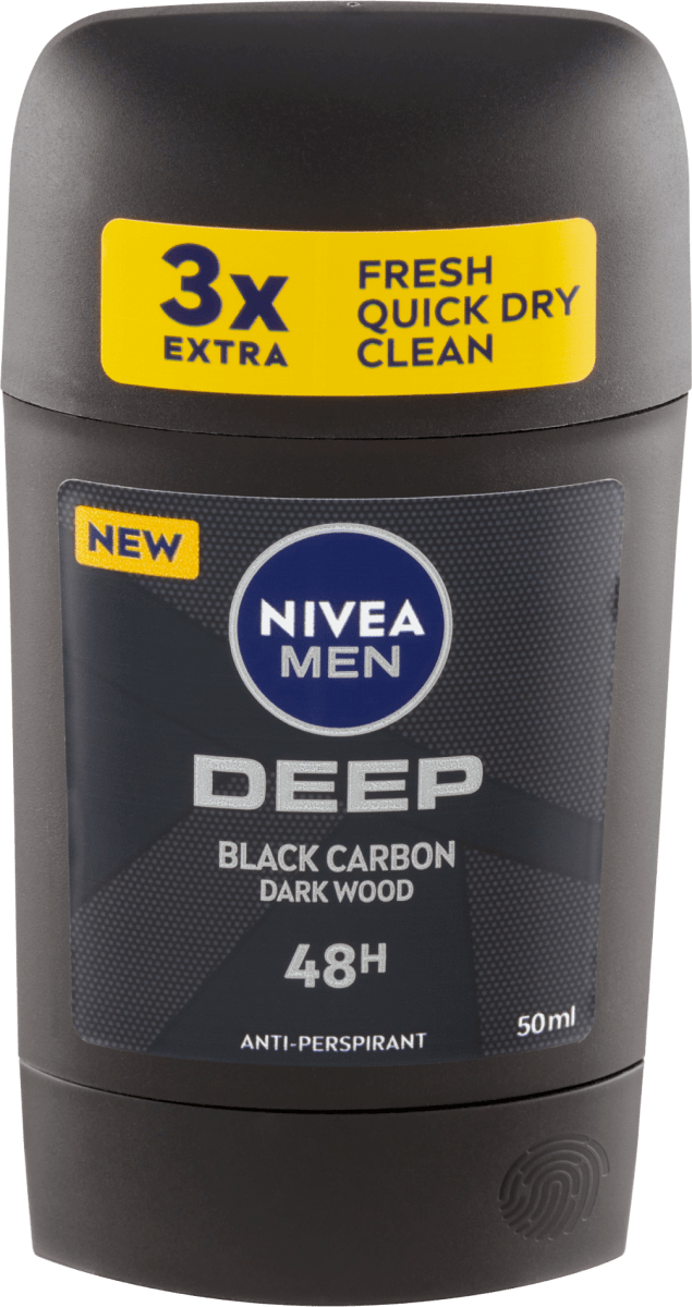 NIVEA MEN antiperspirant stick Deep, 50 ml | dm.cz