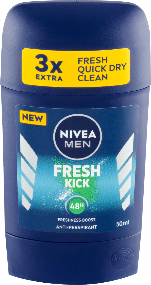 NIVEA MEN antiperspirant stick Fresh Kick, 50 ml | dm.cz