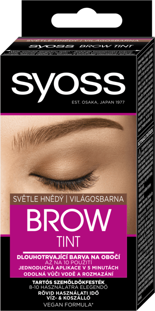 syoss barva na obočí Brow Tint světle hnědá, 17 ml | dm.cz