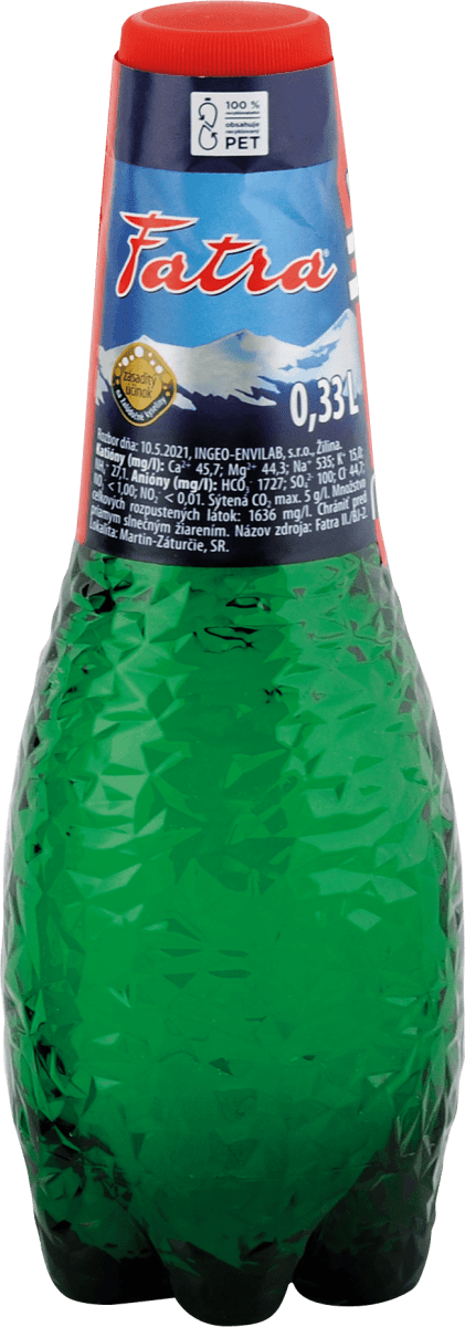 Fatra Prírodná minerálna voda - sýtená, 330 ml nakupujte vždy výhodne ...