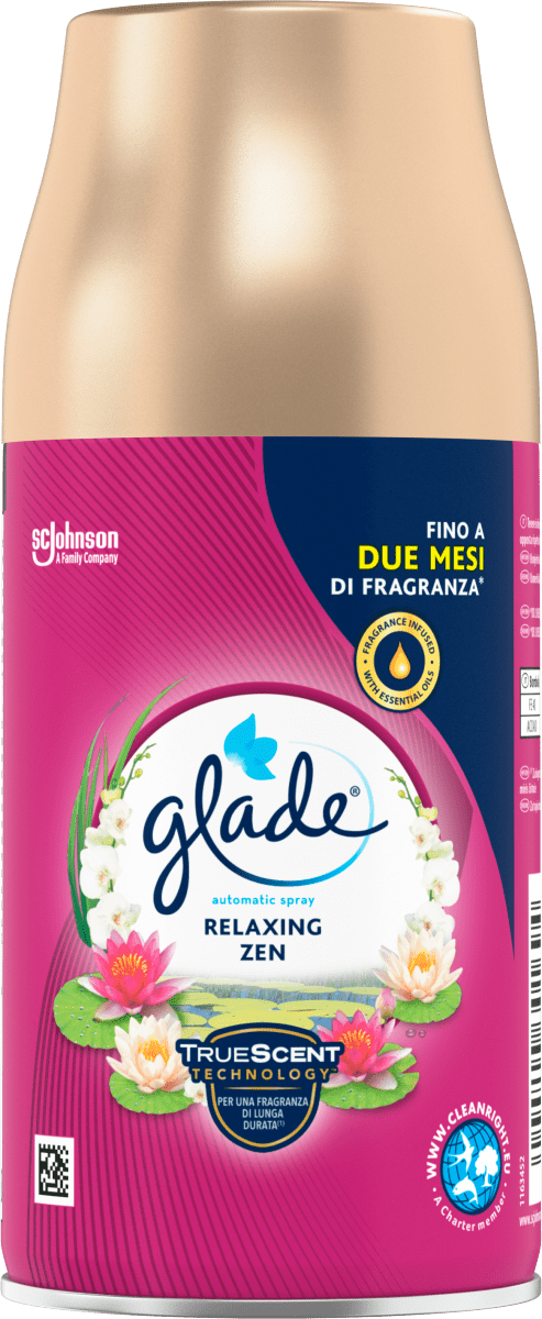 glade automatic spray refill za osvježivač zraka Relaxing Zen, 269 ml | dm.hr